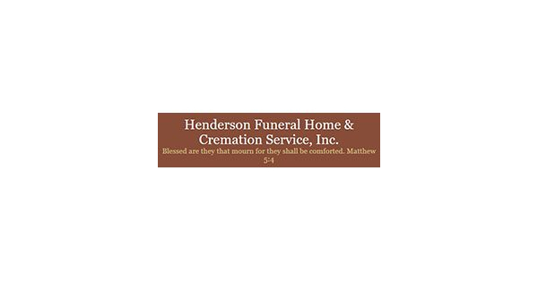 Henderson S Funeral Home Amp Cremations Services Inc Obituaries